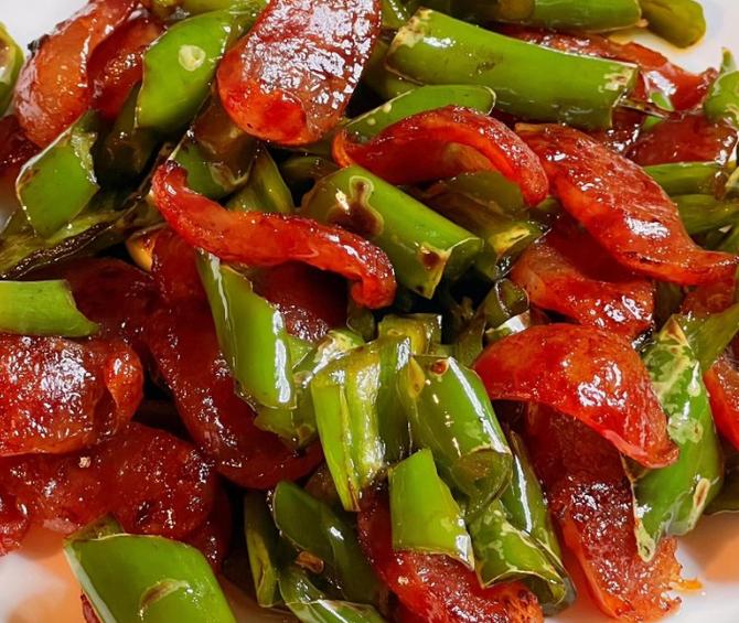 香肠炒腊肠快手做法图标