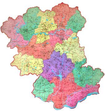 肥城市各乡镇地图分布图标