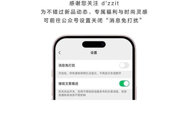 消息免打扰英文截图