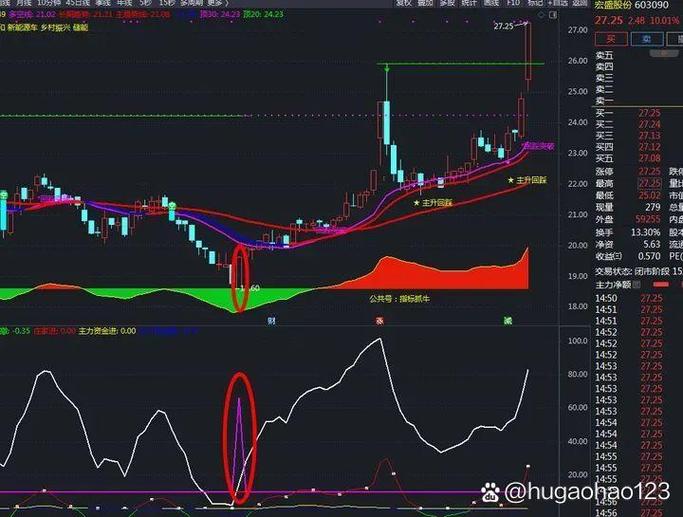 股票主力资金流入流出怎么看图标