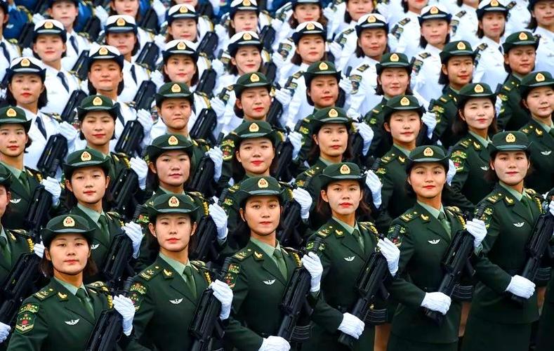 国庆70周年阅兵女兵方队图标