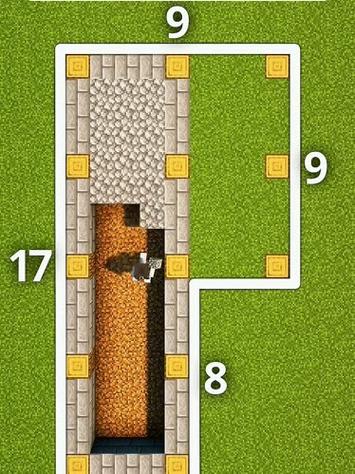 我的世界里用橡木做的房屋截图