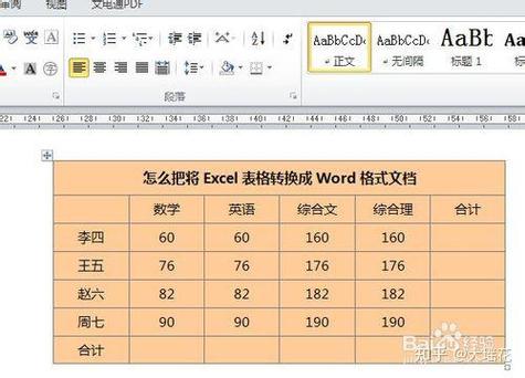 word文档怎么转换成excel图标