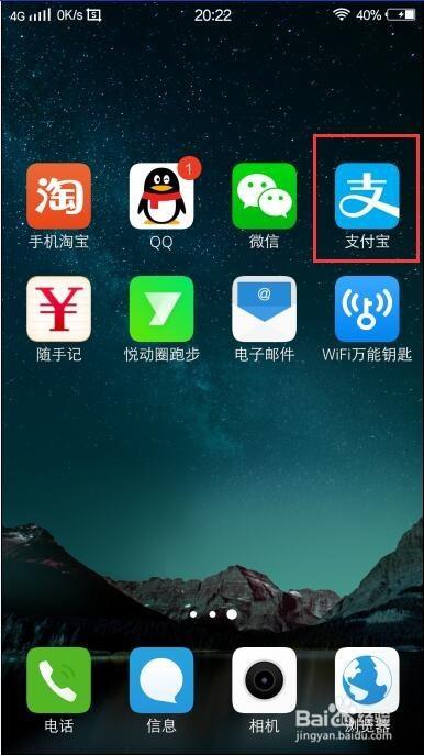 蚂蚁积分在哪里看图标