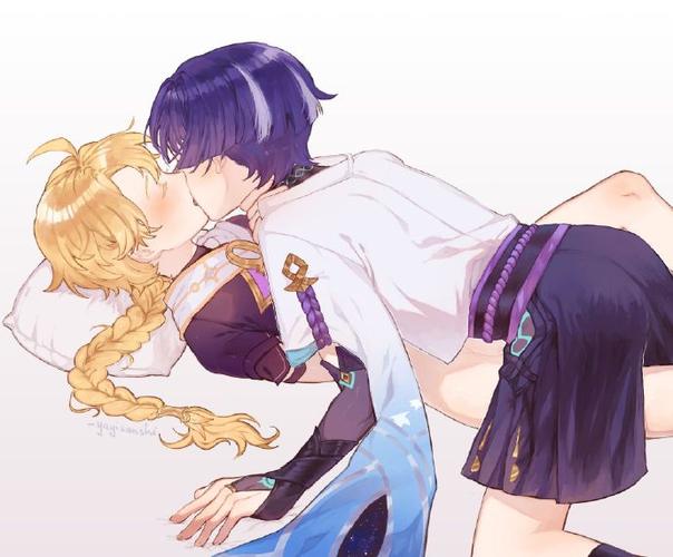 原神空与女角色亲亲