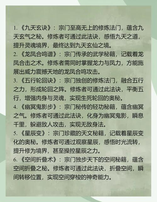 大数据修真各宗门功法图标