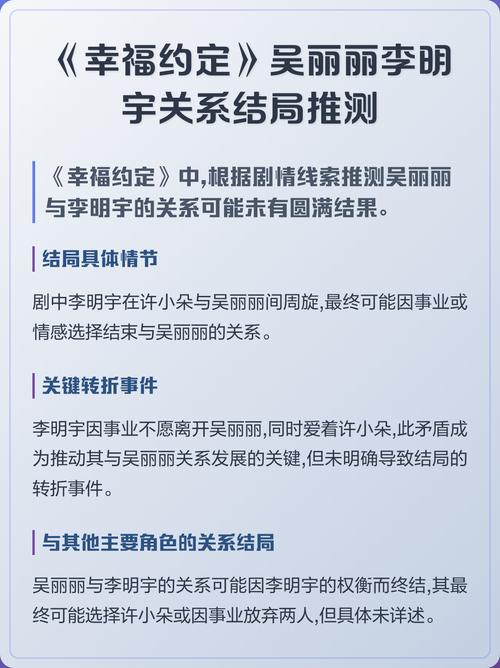 幸福约定李明宇结局图标