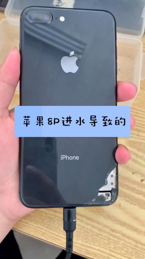 苹果8p屏幕进水边缘发黄图标