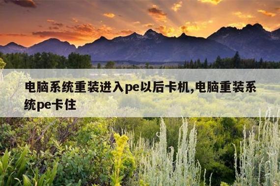 进去pe后一会就卡住了图标