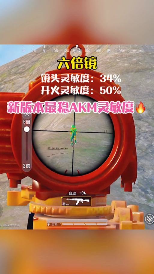 三倍镜六倍镜无后坐灵敏度图标