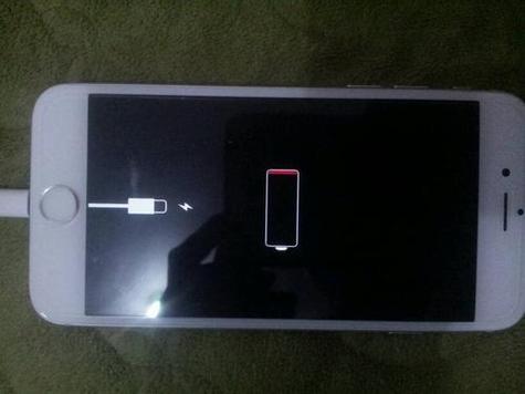 iphone只能关机充电图标