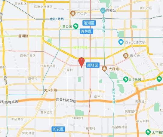 西安交大一附院的地址图标
