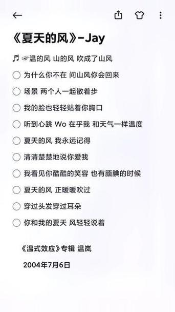 夏天的风的歌词图标