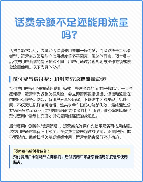 没有话费能用流量吗截图