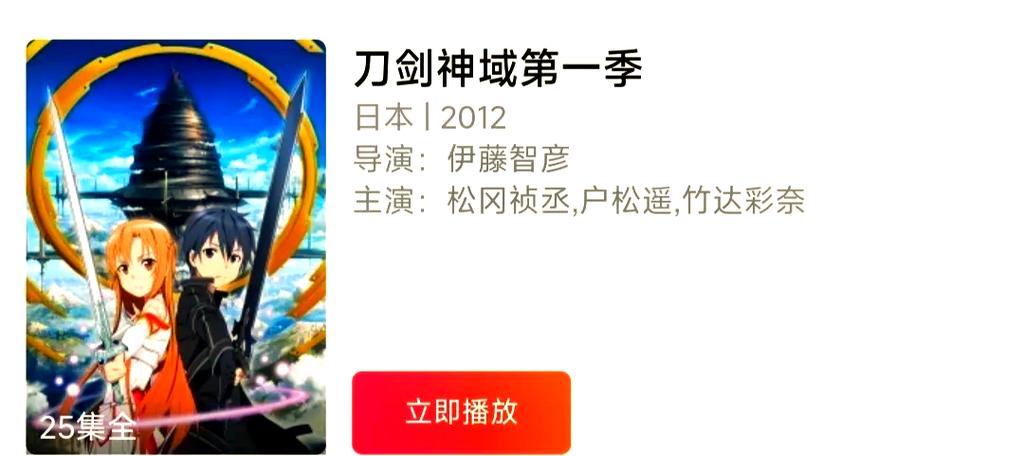 刀剑神域一共几部图标