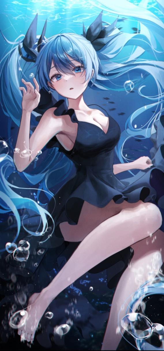 初音未来穿三角裤的壁纸图标