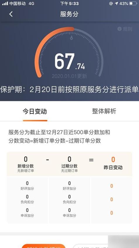 滴滴影响服务分降成交率图标