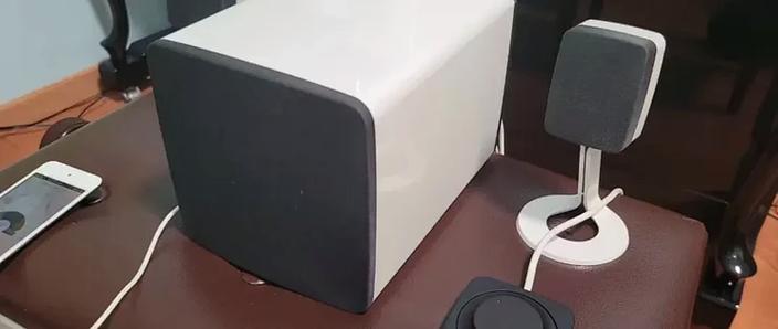 电脑音箱低音炮不响了图标