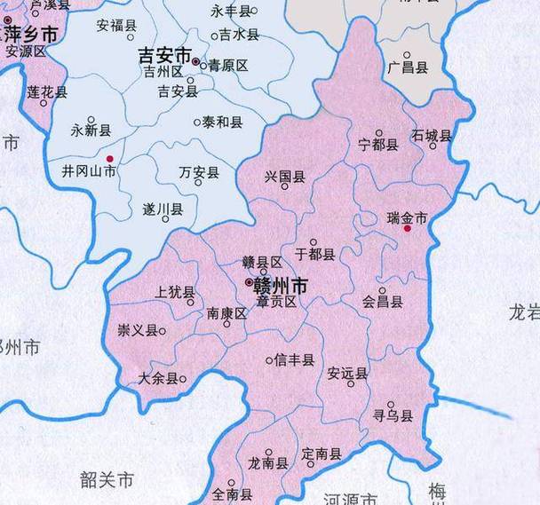 赣州市详细地图图标