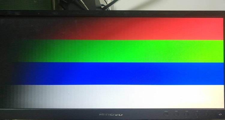 电视出现红绿蓝白屏图标
