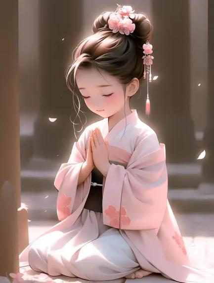 佛系女孩的情感变化图标