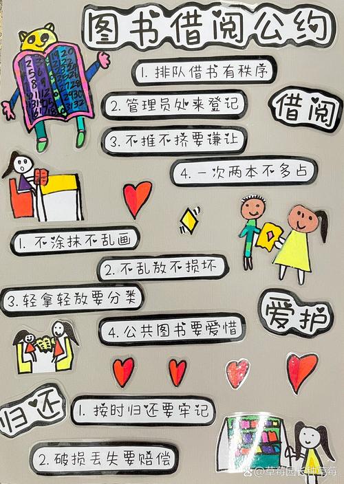 藏书馆借书规则图标