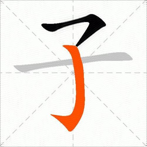 子的笔画顺序图标