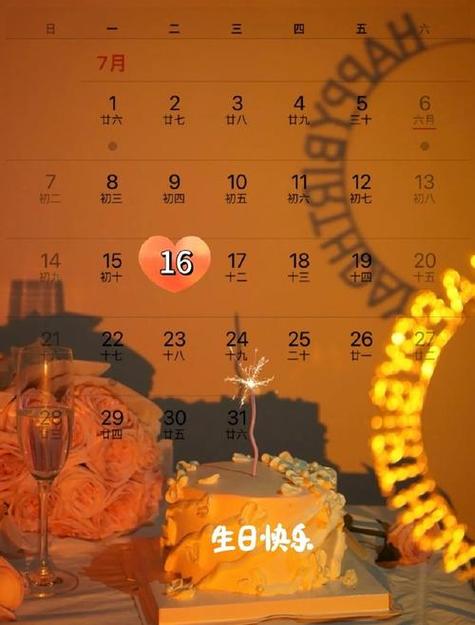 生日日历图标
