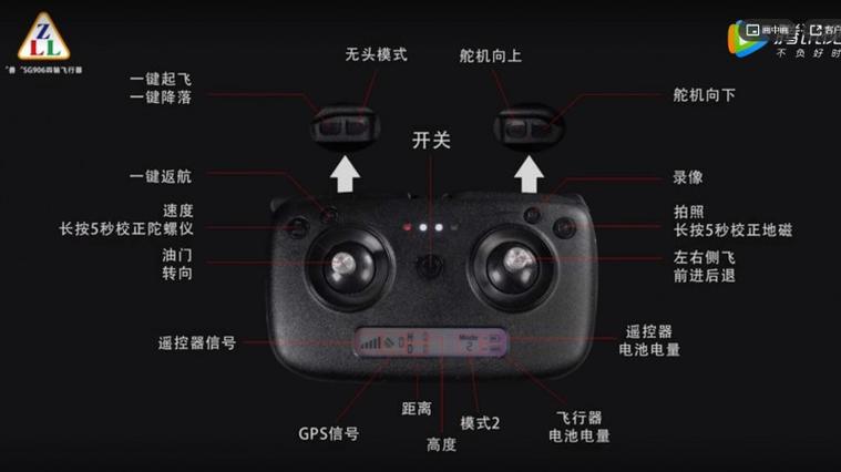 sg906pro无人机说明书图标