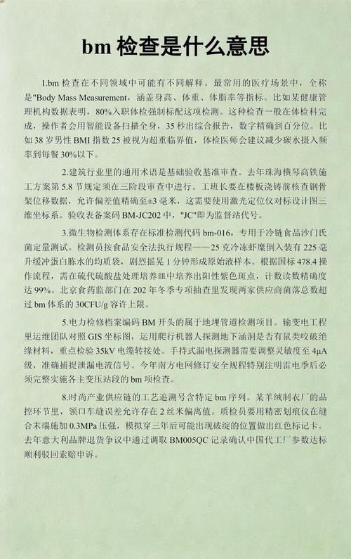 公司bm检查是什么意思图标
