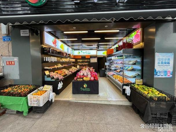水果店门面装修效果图图标