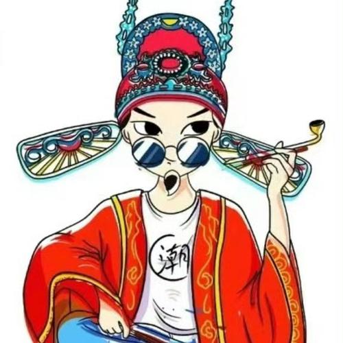 国潮头像大全 情侣图标