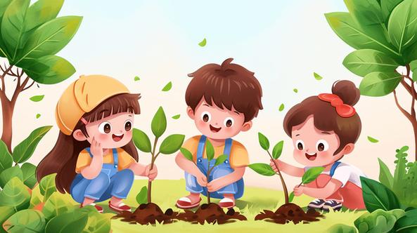 小朋友种树是什么季节图标