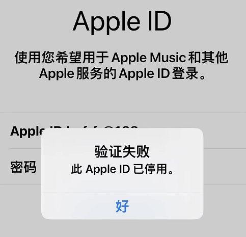苹果账户显示无效是什么意思图标