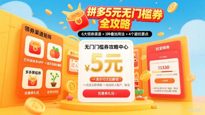 拼多多5元无门槛技巧图标