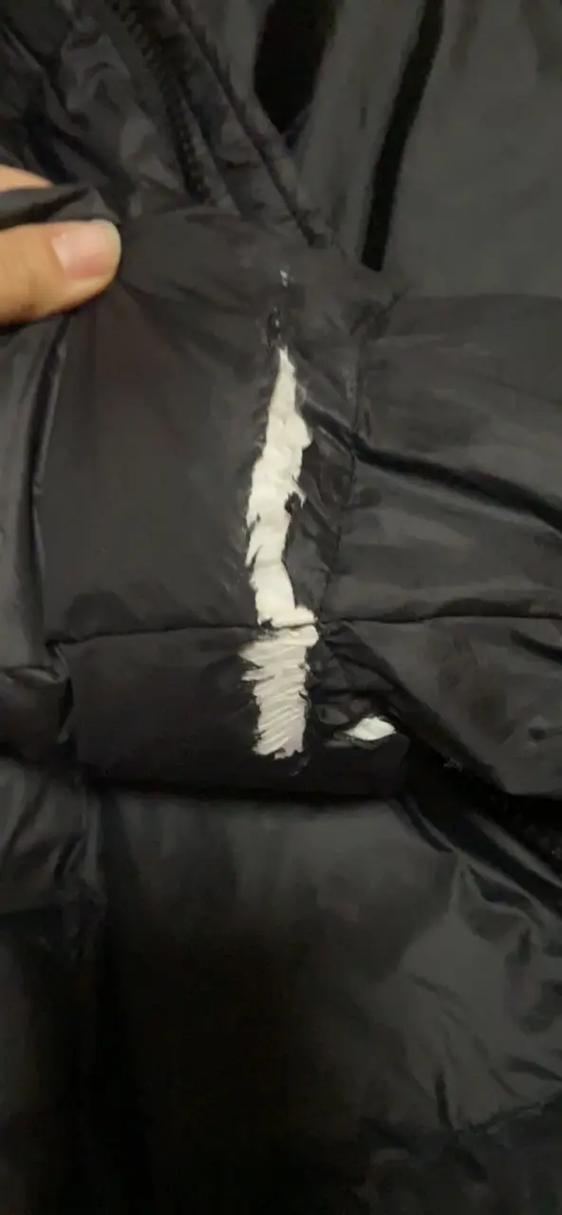 羽绒服破了一条长条最简单三个步骤图标