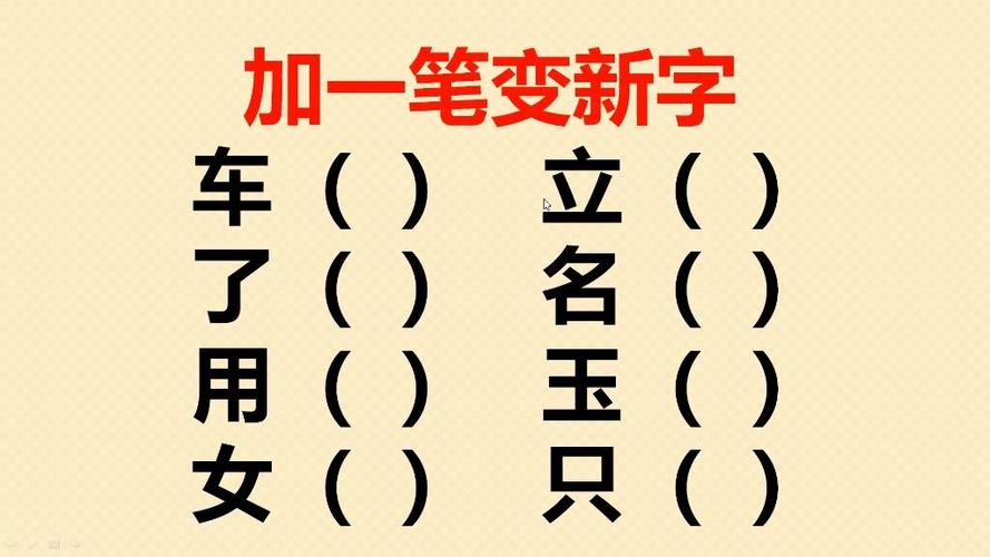 目加一笔变新字有哪些图标