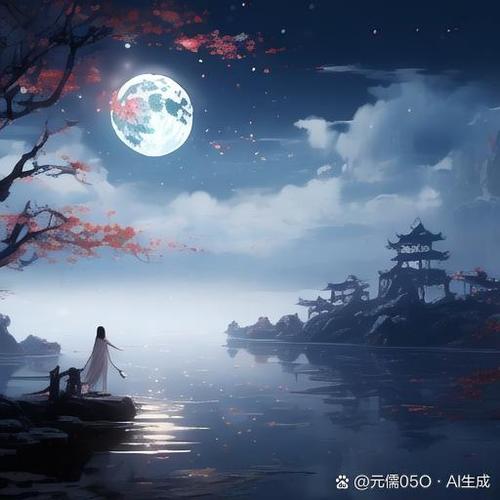 月下孤影的诗句图标
