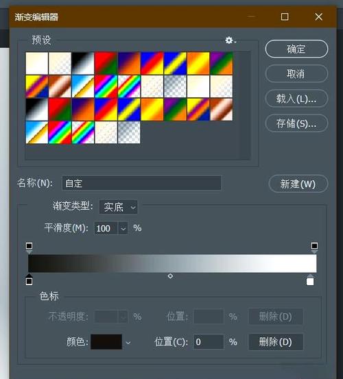 ps渐变色的渐变模式设置图标