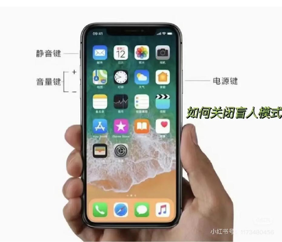 苹果手机设置成盲人模式怎么退出图标