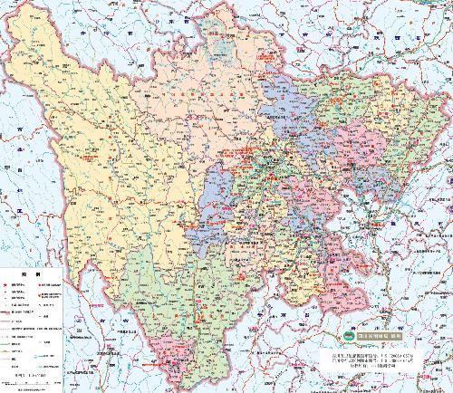 四川省地图全图可放大图截图
