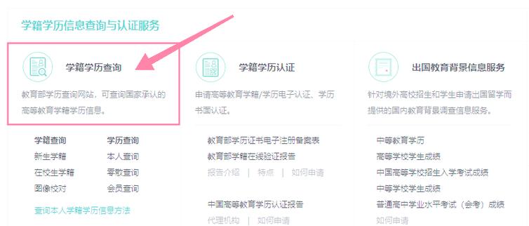 个人学历查询网入口免费图标
