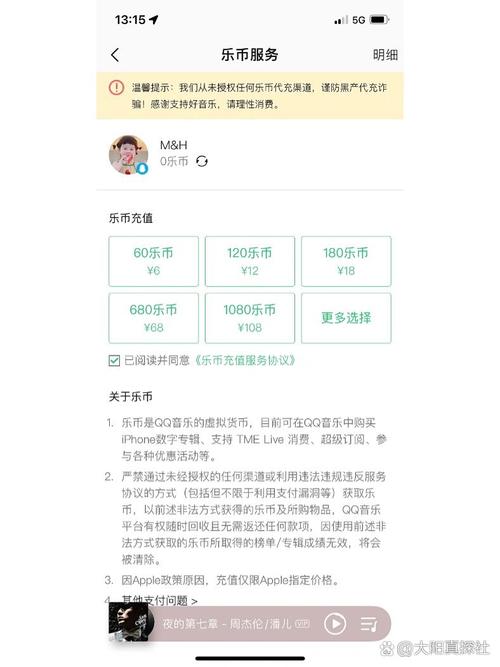 怎么查看qq音乐乐币图标
