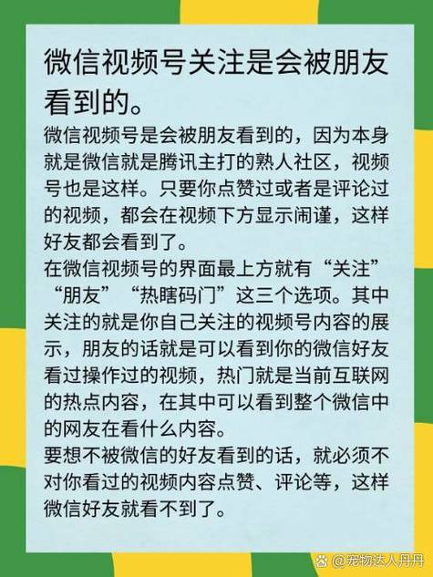 男朋友为何不关注我的视频号