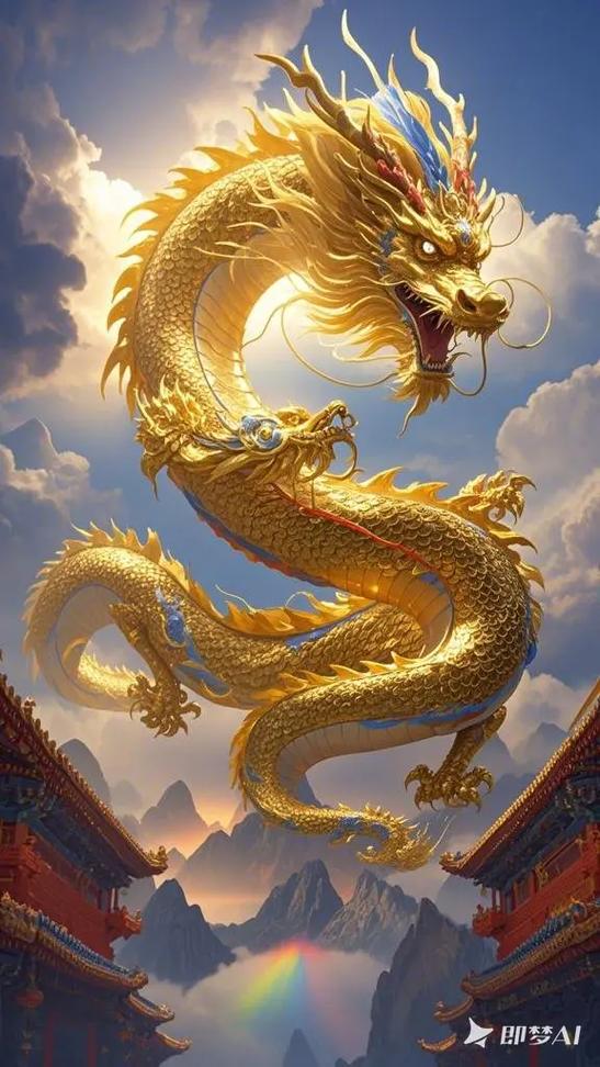 金龙飞天打一生肖图标