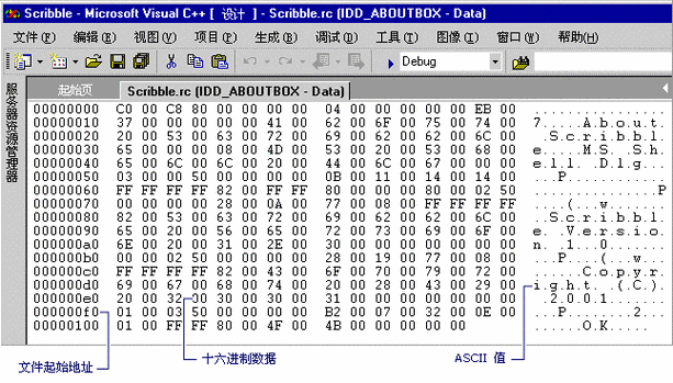 windows自带二进制打开文件