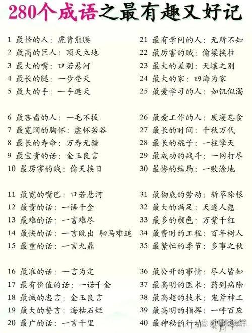 趣味成语大全及答案图片截图