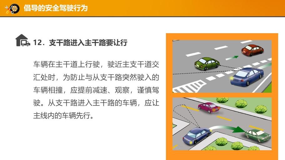 车辆交通安全培训课件图标
