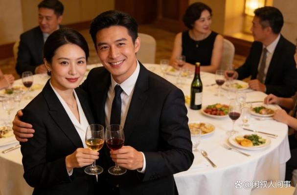 领导搂着我老婆参加公司活动