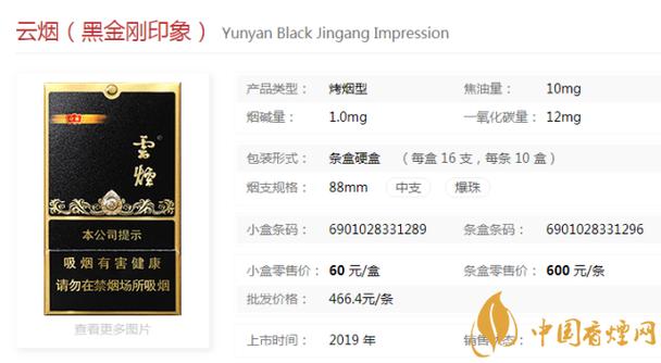 本香云烟多少钱一盒图标